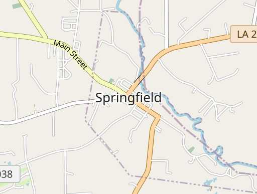 Springfield Louisiana Map